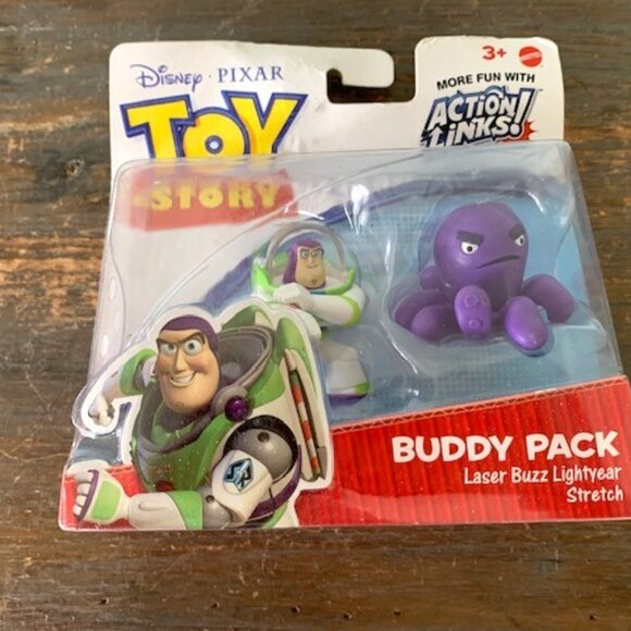 Disney | Toys | Disney Pixar Toy Story Buddy Packlaser Buzz Lightyear Stretch | Poshmark